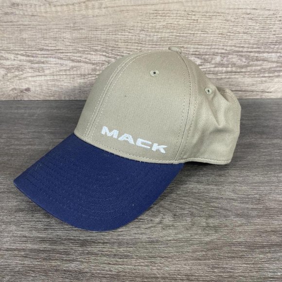 Accessories | Bruckners Mack Truck Patch Logo Cap Hat Tan Blue ...
